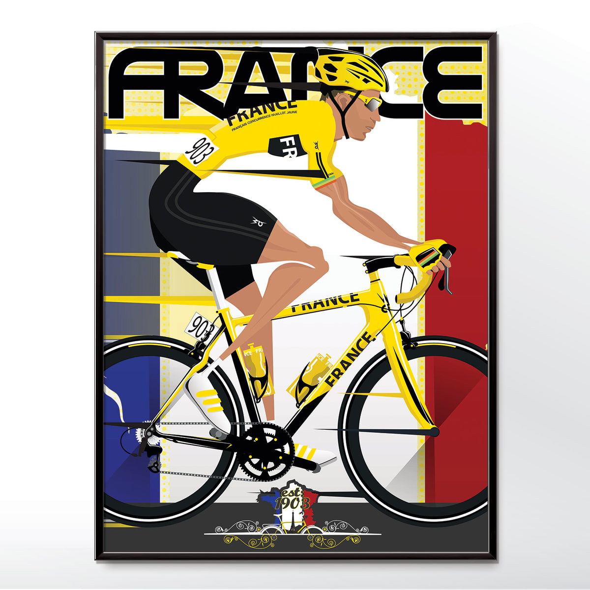 Tour De France Bicycle Poster - wyatt9.com